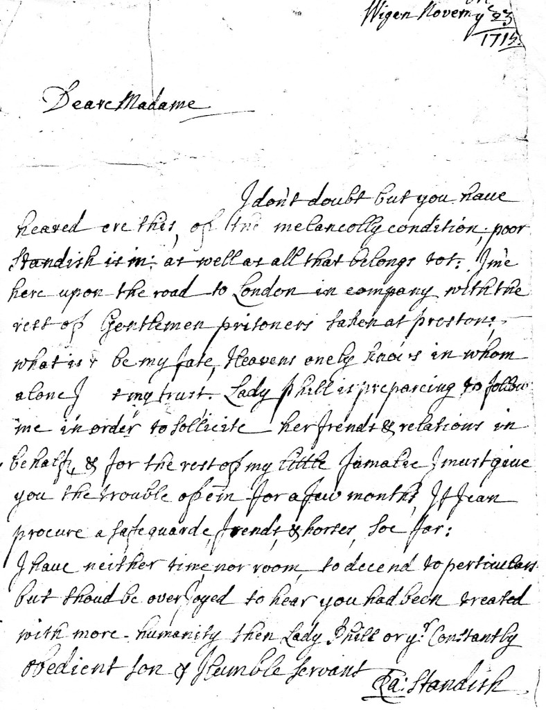 Ralph's letter 1 - Standish Voice